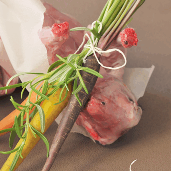 Rabbit head on “Oven Ready” (Pre-Order) - Wisk