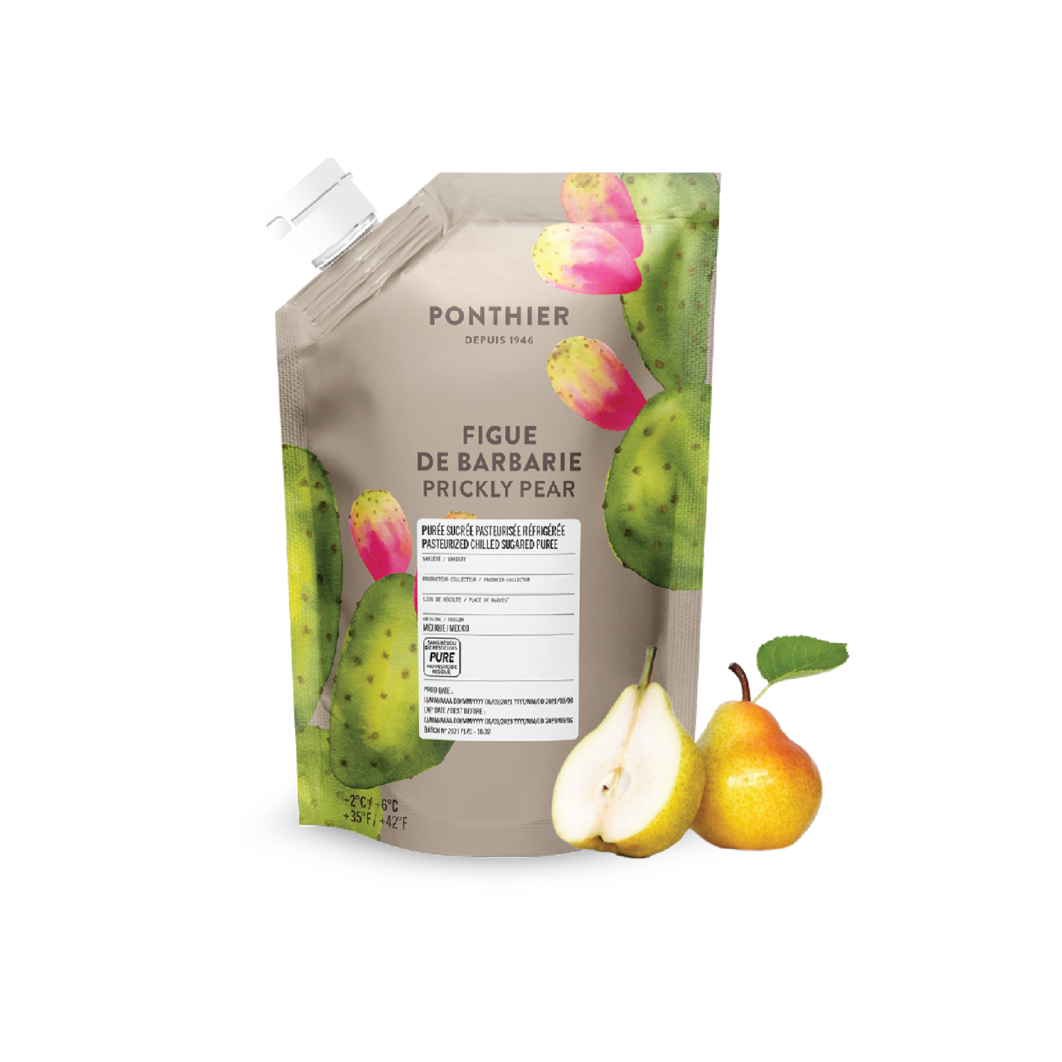 Prickly Pear Puree Chilled, Resealable - Wisk