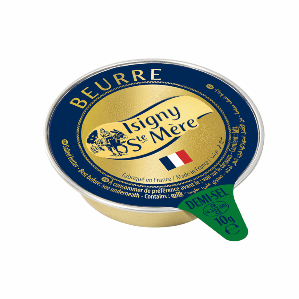 Isigny NAOP Butter portion, semi salted - Wisk